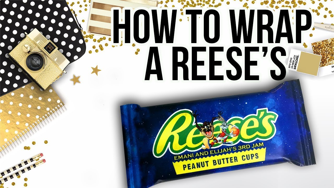 Candy Bar Wrapper Tutorial: Reese's