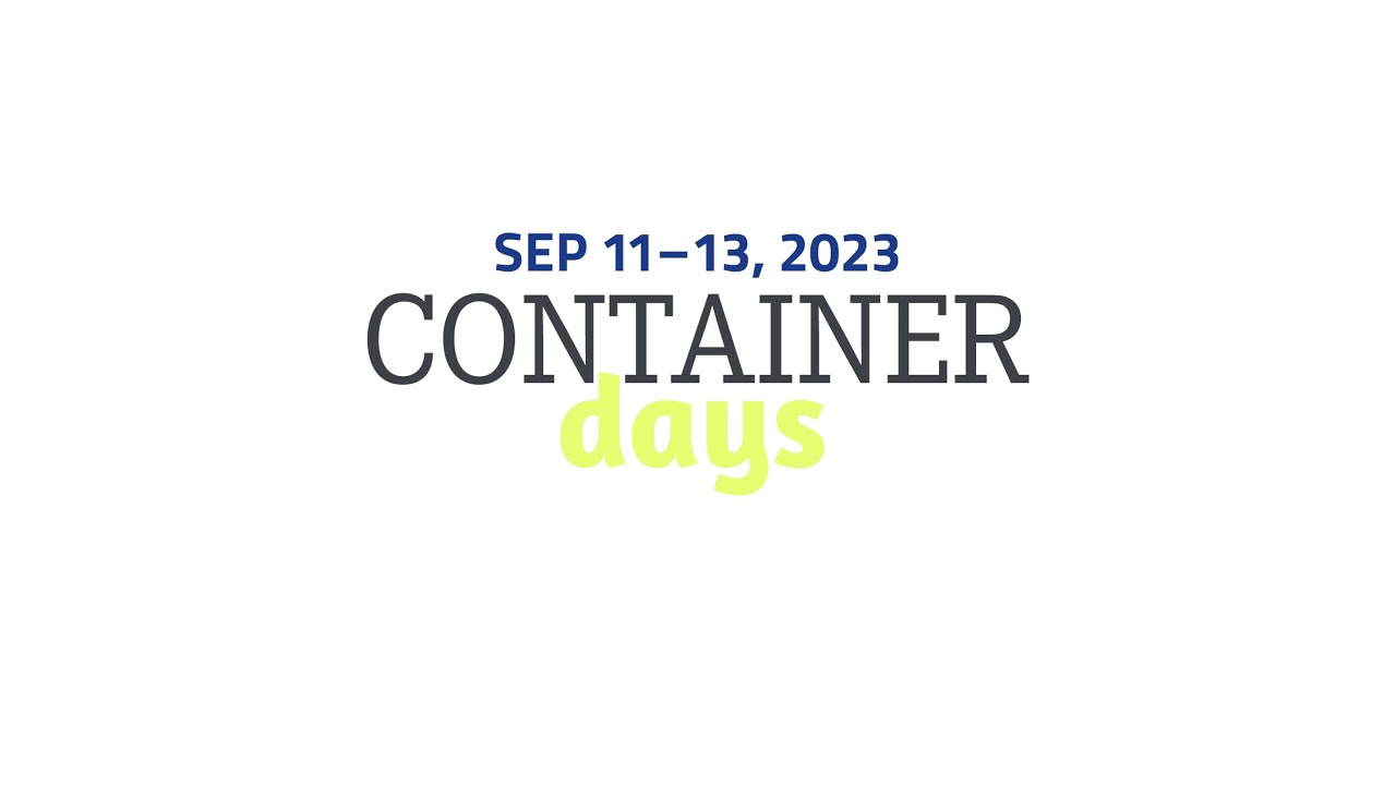 ContainerDays 2023 Aftermovie