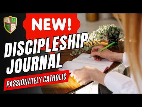 Discipleship Reflections 📙 Good News Scriptural Prayer Journal 🔴 Passionately Catholic