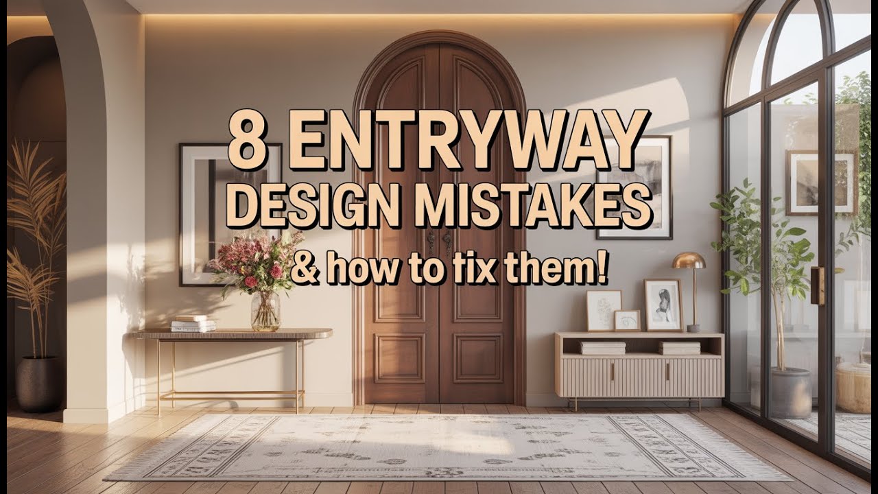 8 Entryway Design Mistakes & How to Fix Them!