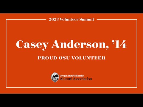 Setting students on the right foot toward success | Casey Anderson, ’14, OSU Volunteer Summit