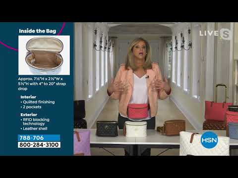 JOY Iconic Quilted Leather Belt Bag w/ RFID AntiMicrob...