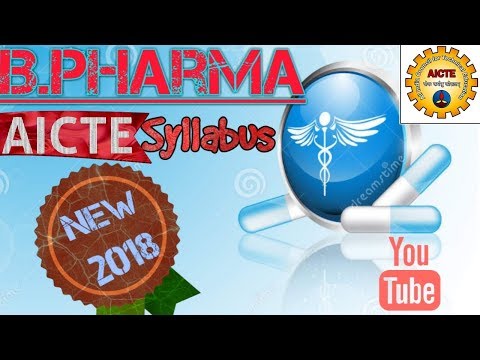 B Pharma Syllabus by AICTE/PCI |2018|Dilkhush Raj|