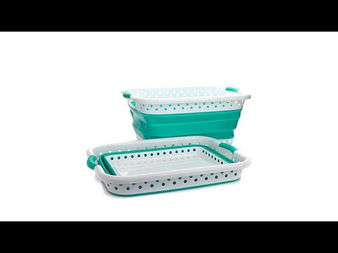 StoreSmith 2pack Collapsible Laundry Baskets