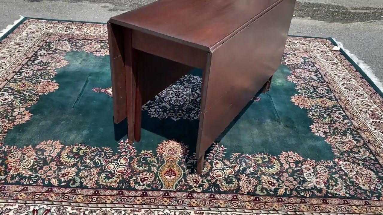 Mahogany Drop Leaf Dining Table