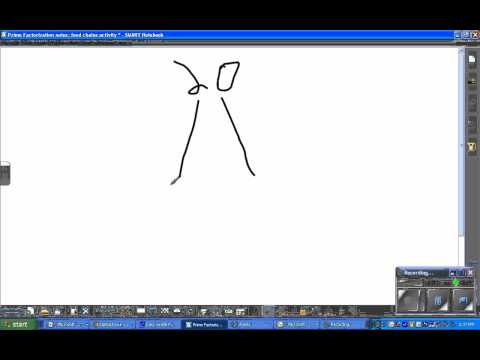 9-29-11 How to find the Prime Factorization of a Number