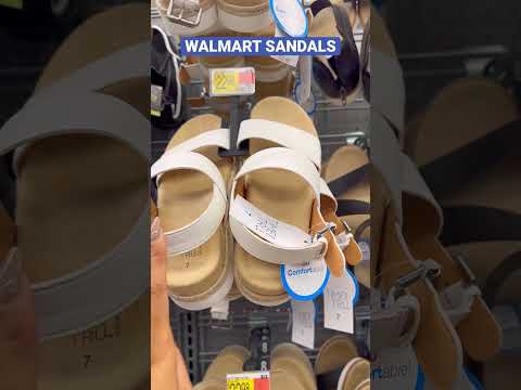 WALMART SANDALS FOR LESS SHOP WITH ME #shorts #walmart #walmartfinds #shopwithme
