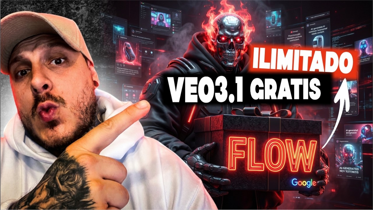 🔥VEO 3.1 GRATIS SIN LÍMITES usando esta PÁGINA SECRETA🤯