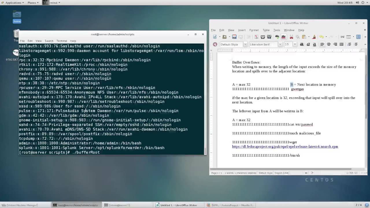 Buffer Overflow Example, Information Security Basics