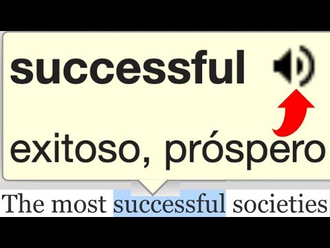 Traductor de inglés a español y de español a inglés Google Dictionary gratis con pronunciación