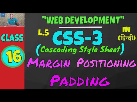 Learn CSS Positioning MARGIN PADDING in Detail || Web Development class Lesson 16 - Mind Luster