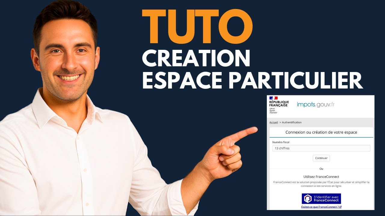 CREATING YOUR PERSONAL SPACE IMPOT.GOUV.FR (Tutorial on how to create your online space)