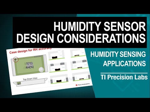 Humidity sensor design considerations