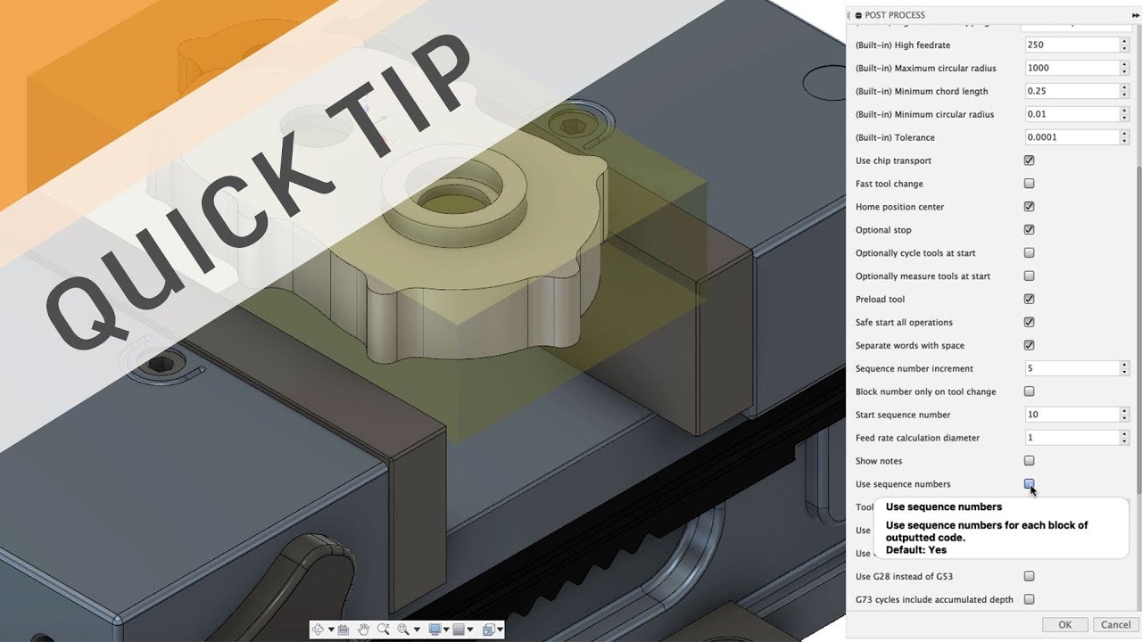 QUICK TIP: Post Processor Properties