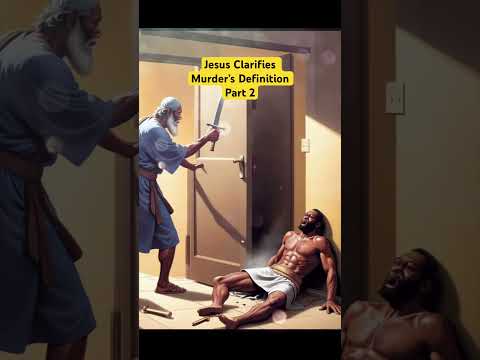 Jesus Clarifies Murder’s Definition Part 2 #jesus #bible #jesuschrist #god #religion #faith #prayer