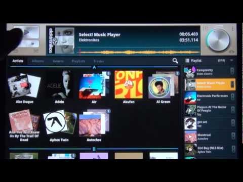mikrosonic Select! Music Player for Android tablets