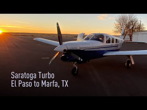 Beautiful flight from El Paso to Marfa, TX