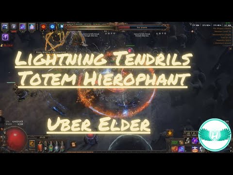 (3.26) Path of Exile - Lightning Tendrils of Escalation Totem Hierophant - Uber Elder