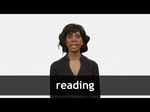 READING definition and meaning | Collins English Dictionary