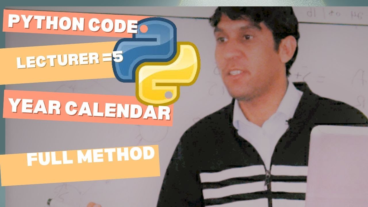 Python Programming: Design a Year Calendar Like a Pro! #python #pythontutorial #pythonprogramming