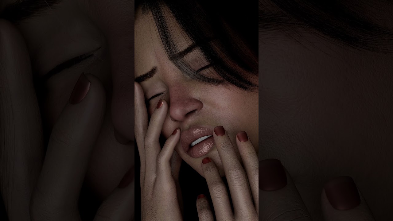 Skin Texture in Blender 3D Character  #3d #digitalart #3danimation #trending #viral