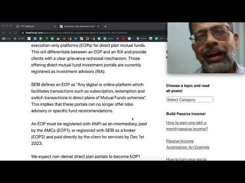 Execution only platforms EOPs – what does it mean for the investor?