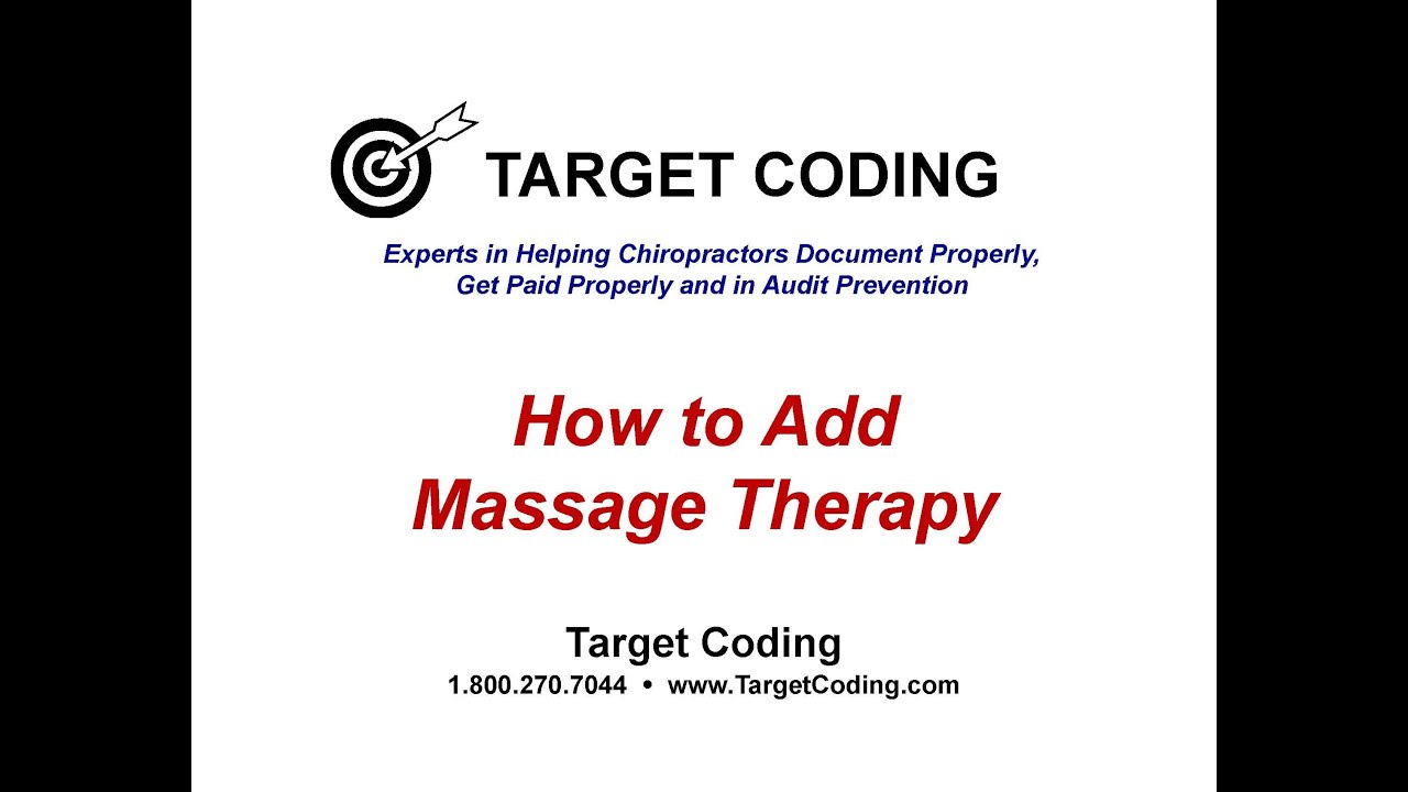Target Coding Chiropractic Massage Therapy