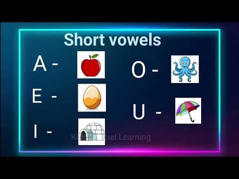 Vowels for kids # Short and long vowels # Kids Special Learning