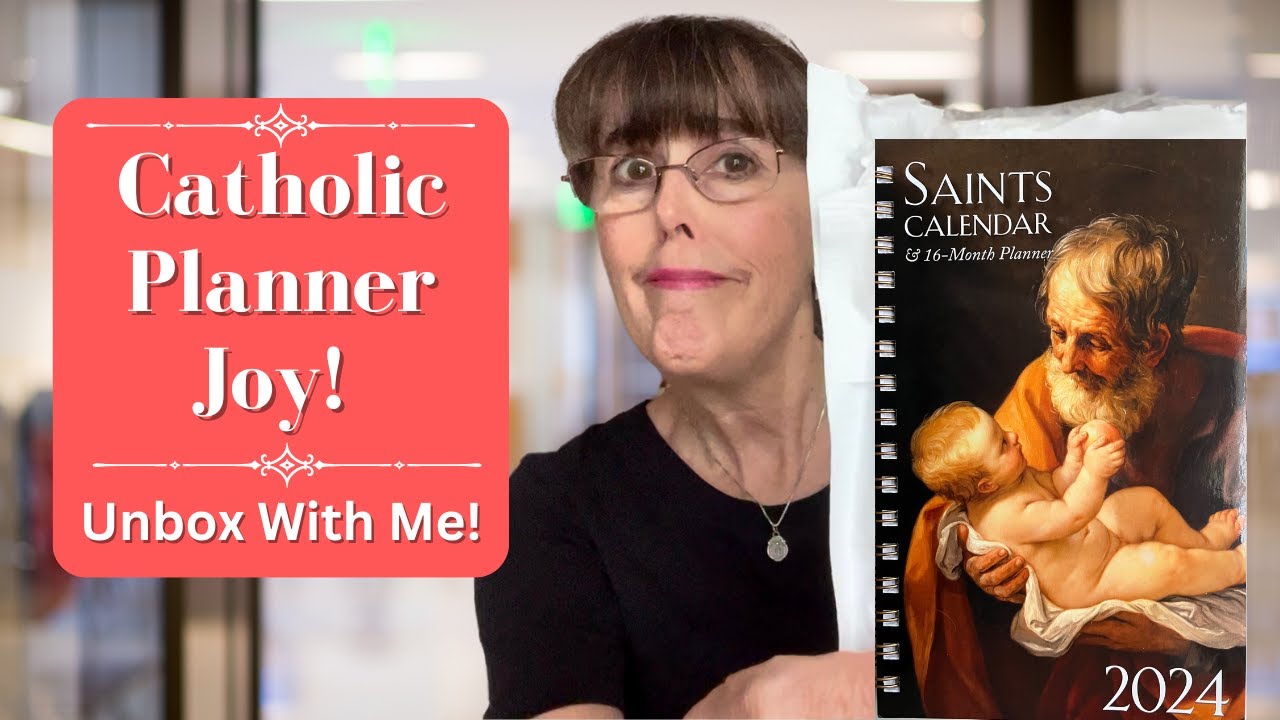 Unboxing My New Catholic Planner! 2024 || A Peek Inside