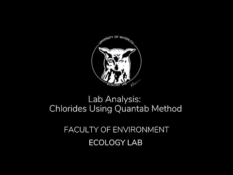 Lab Analysis: Chlorides Using Quantab Method
