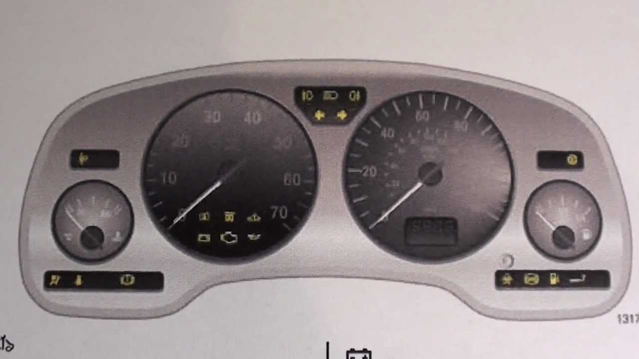 Vauxhall Astra Mk 4 Dash Warning Lights & Symbols