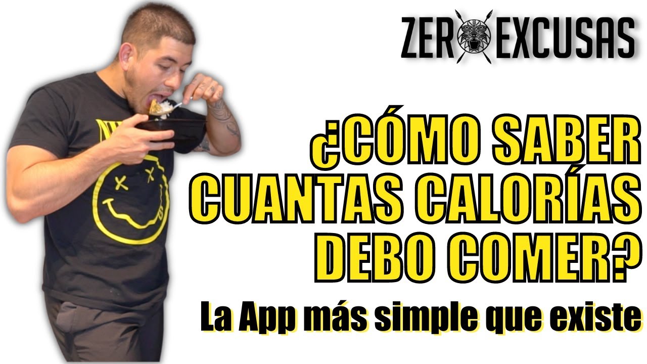 Cómo saber cuántas CALORÍAS COMER para AUMENTO [La App más SIMPLE que Existe]