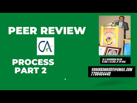 PEER REVIEW PROCESS AN EASY UNDERSTANDING