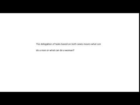 What is the sexual division of labor? #sexualdivisionoflabor