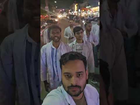Protest by Gurukul Kangri Medical College #rgkarhospital #medicalstudent #doctor #haridwar #protest