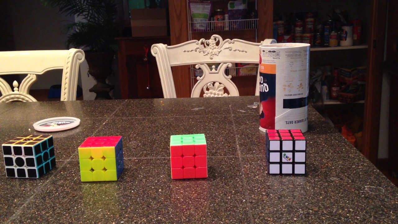 Dice stacking my rubix cubes