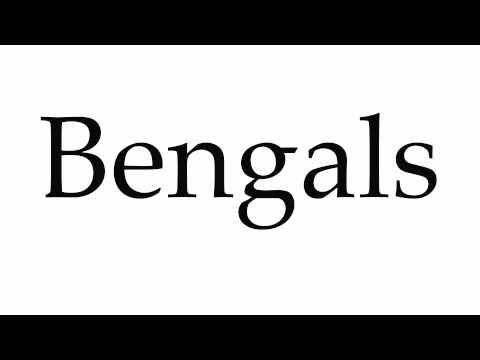 How to Pronounce Bengals