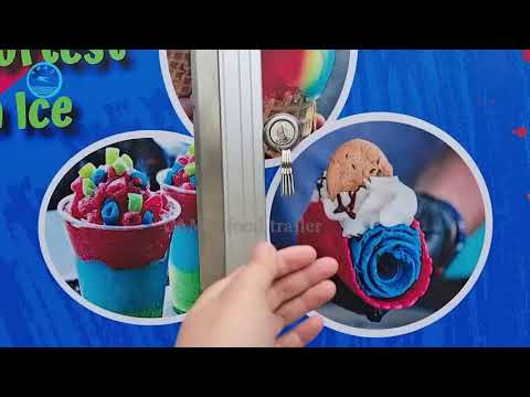 Overview of 10FT Shaved Ice Trailer For Sale - Camp