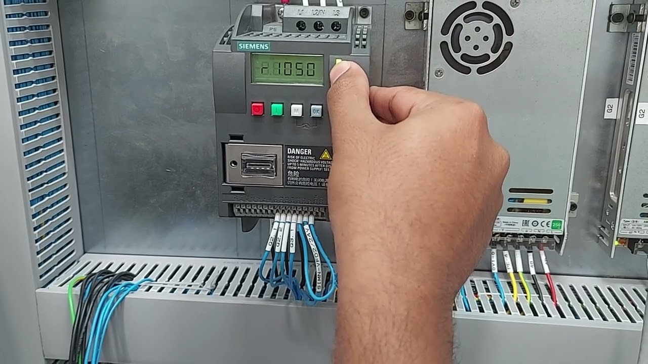 SIEMENS || V20 || VFD || MIN MAX FREQUENCY SETTING
