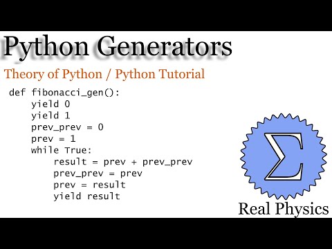Python Generators (Theory of Python) (Python Tutorial)