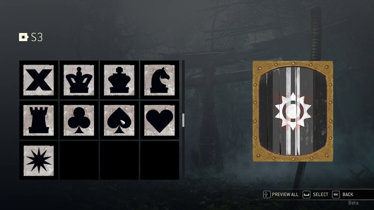 For Honor Beta Emblem creation and Tutorial