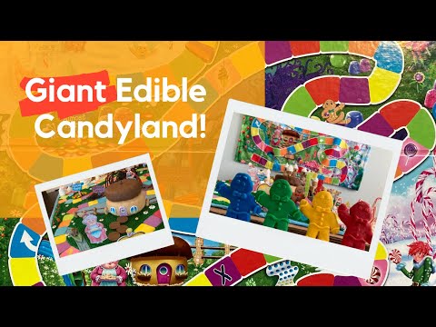 GIANT Edible Candyland Board Game!!!!