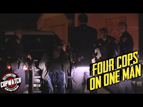 Copwatch | Gang Unit Snatches Up Man in Alley | 4 Cops on 1 Man ...