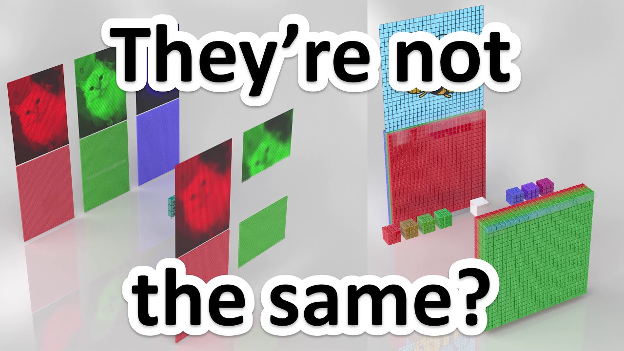 Source of confusion! Neural Nets vs Image Processing Convolution