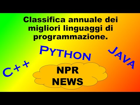 Pubblicata la nuova classifica sui linguaggi di programmazione. – NPR ...