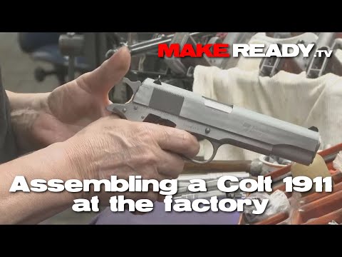 Assembling a Colt Government 1911 at the Colt Factory