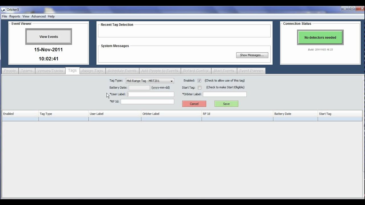 Orbiter Software Demo - Video 5 Tags