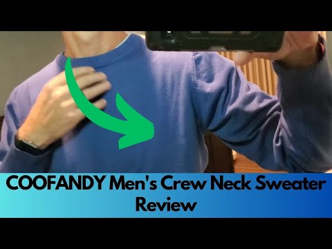 COOFANDY Men's Crew Neck Sweater Review | Stay Cozy and Stylish with This Coofandy Crew Neck Sweater