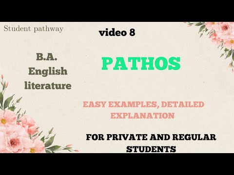 B.A. English Literature | Pathos | Literary Term | PUP |