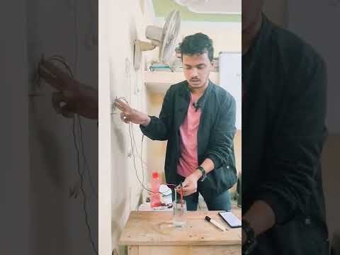 Decomposition reaction #electrolysis #shorts